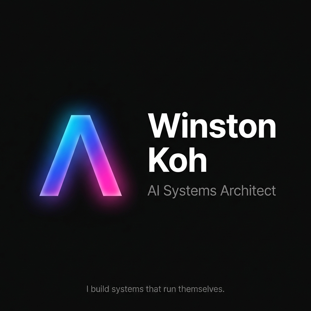 About | Winston Koh | AI Systems Architect